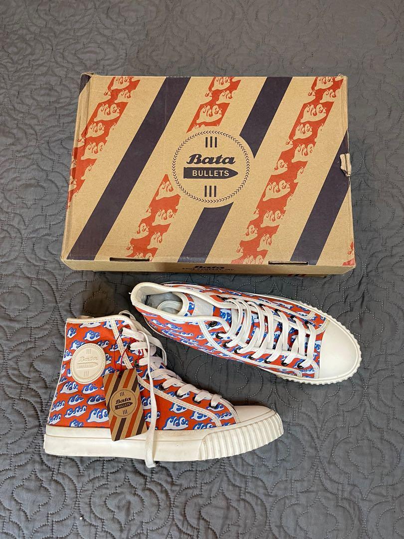 Bata Bullets Orange & Blue High cut, Men's Fashion, Footwear, Sneakers ...