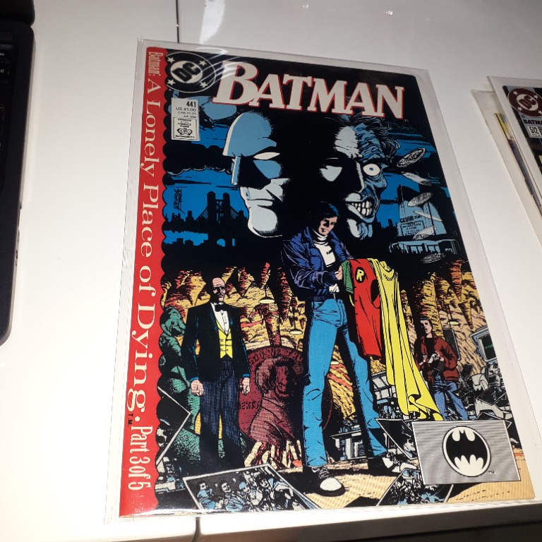 Batman #441 - Dick Grayson and Tim Drake discuss the future of Batman ...