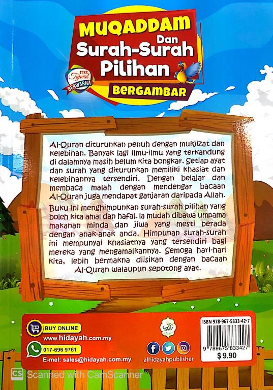 [BC] AL-HIDAYAH Muqaddam Dan Surah-surah Pilihan (Bergambar): Edisi Pra ...