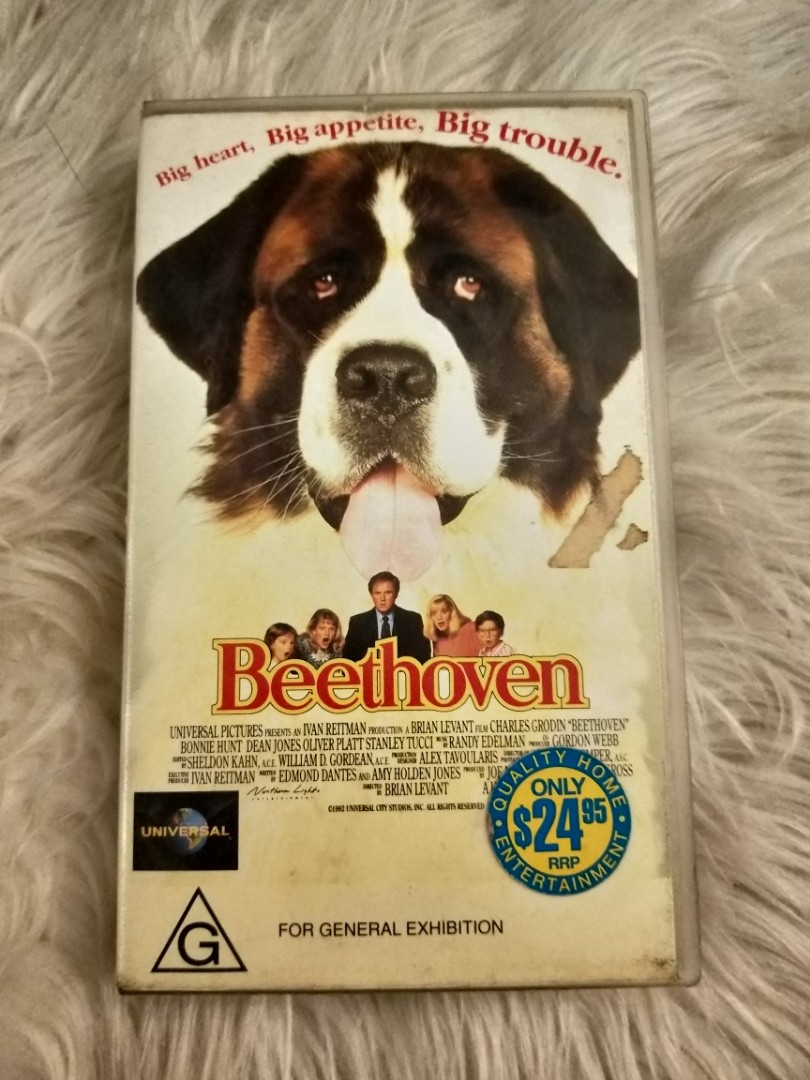 Beethoven VHS tape, Hobbies & Toys, Memorabilia & Collectibles, Vintage ...