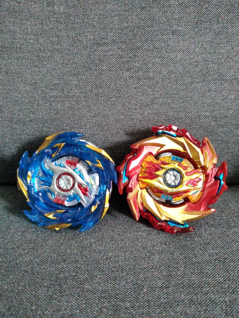 Beyblade helios volcano and hyperion burn, Hobbies & Toys, Toys & Games ...