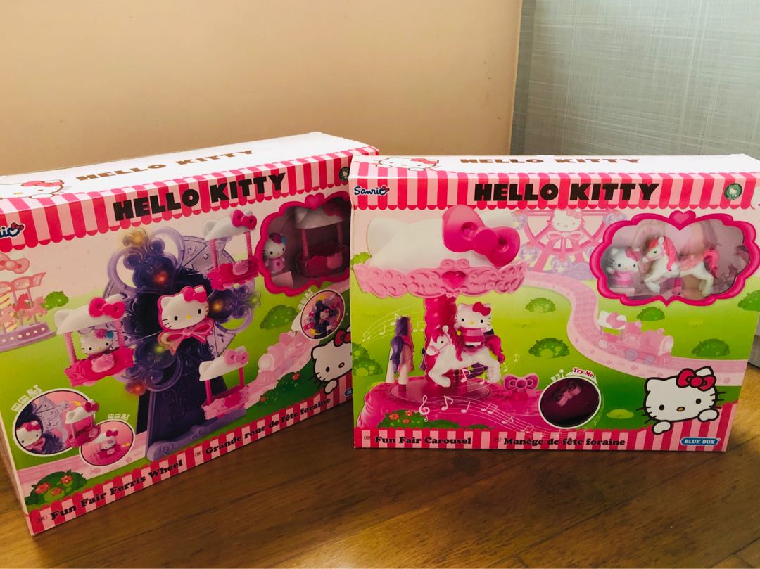 Brand new BN hello kitty fun far carousel Ferris wheel sanrio, Hobbies ...