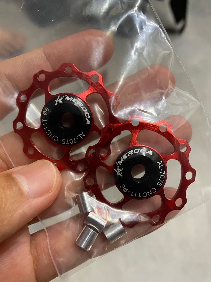 Brand New Red Pulley Wheels!! (Jockey Wheels), Sports Equipment ...