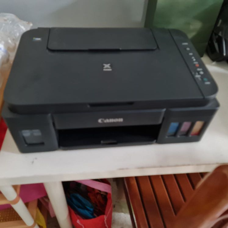 Canon G3000 Printer and Computer table, Computers & Tech, Printers ...
