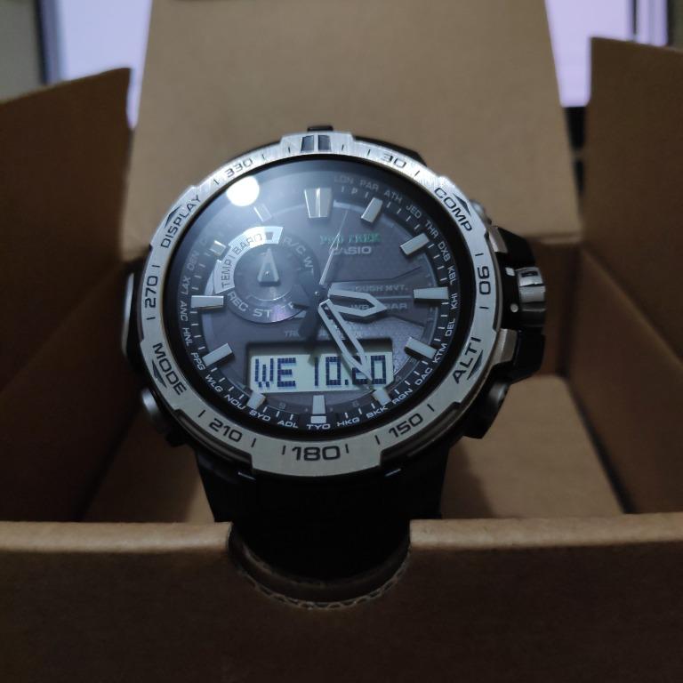 CASIO PRO TREK PROTREK PRW-6000-1DR Triple Sensor v3 Tough Solar ...