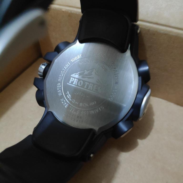 CASIO PRO TREK PROTREK PRW-6000-1DR Triple Sensor v3 Tough Solar ...