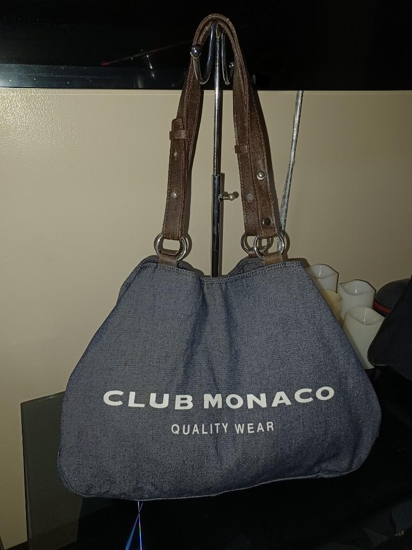 Club Monaco Denim Tote Bag, Women's Fashion, Bags & Wallets, Tote Bags ...