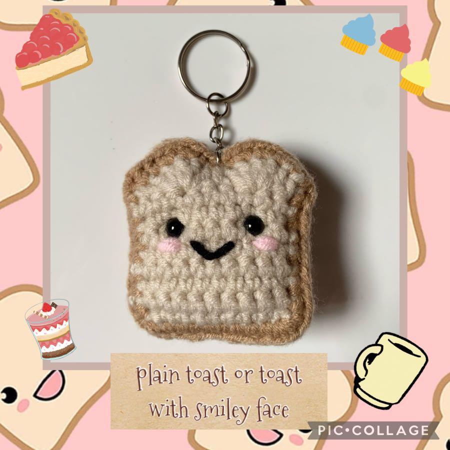Crochet Toast | Kaya Butter Toast| Peanut Butter Toast | Grape Jelly ...