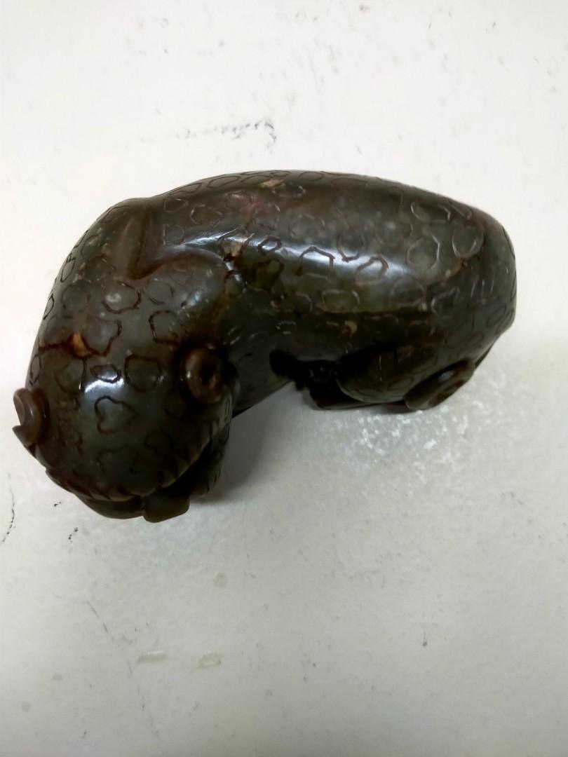 Crouching jade leopard, Hobbies & Toys, Memorabilia & Collectibles ...