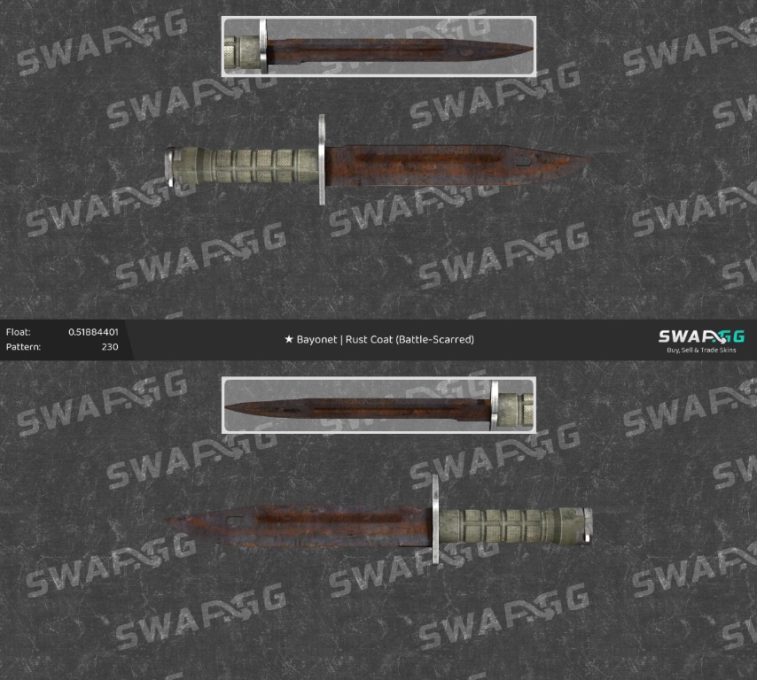 Csgo Bayonet Rust Coat, Video Gaming, Video Games, Others on Carousell