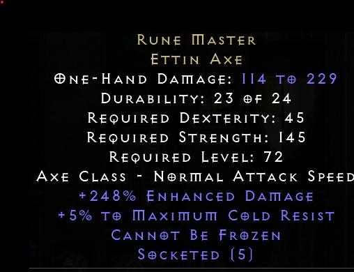 D2R | Diablo 2 Resurrected Runemaster 5 open socket Weapon, Video ...