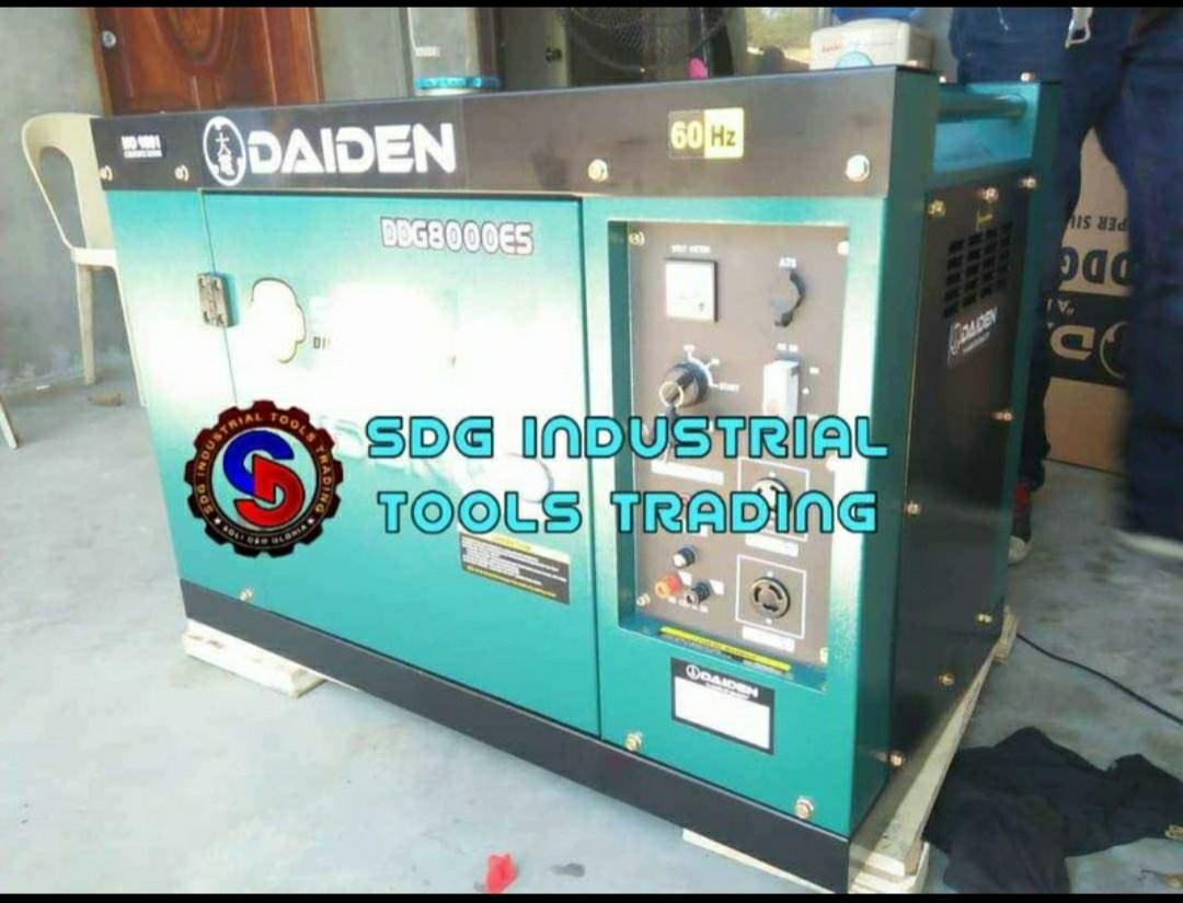 DAIDEN Japan DDG8000ES 7kva Diesel Silent Type Generator - 100% ...