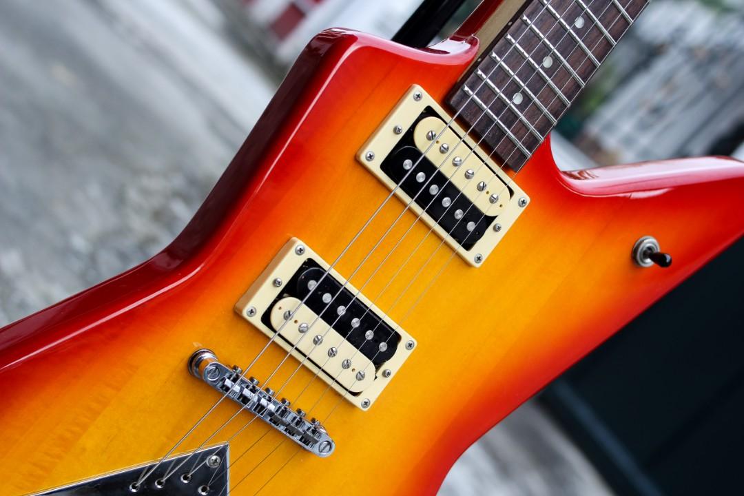 Dean ZX Explorer (Cherry Sunburst), Hobbies & Toys, Music & Media ...