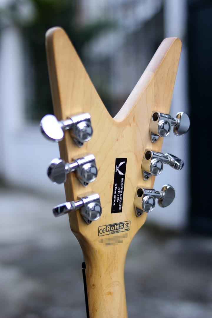 Dean ZX Explorer (Cherry Sunburst), Hobbies & Toys, Music & Media ...