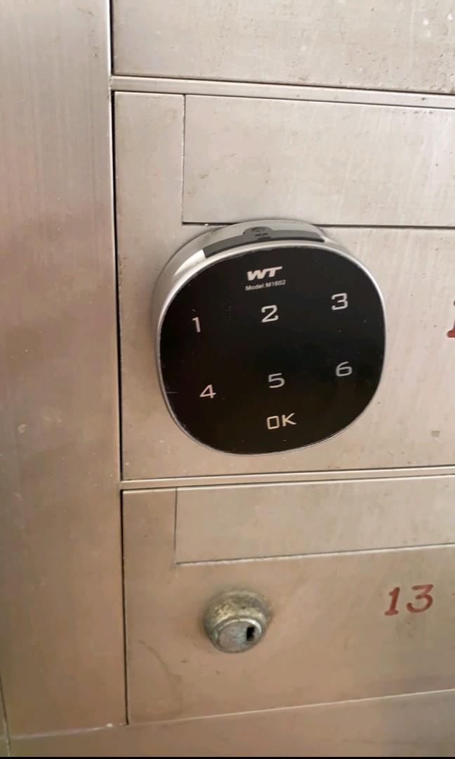 WT Digital lock for letterbox, Furniture & Home Living, Home Decor ...