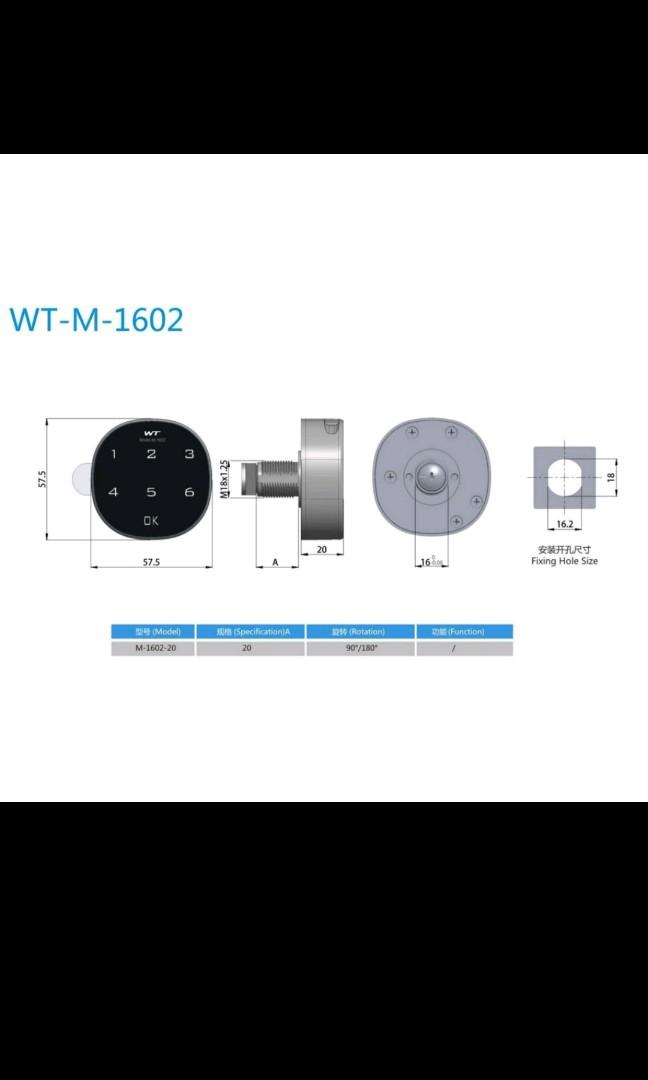 WT Digital lock for letterbox, Furniture & Home Living, Home Decor ...