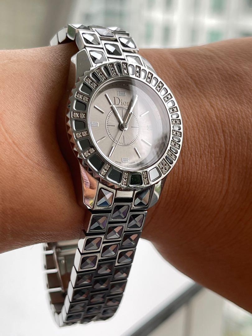 Dior Sapphire Crystal Watch, Luxury, Watches on Carousell