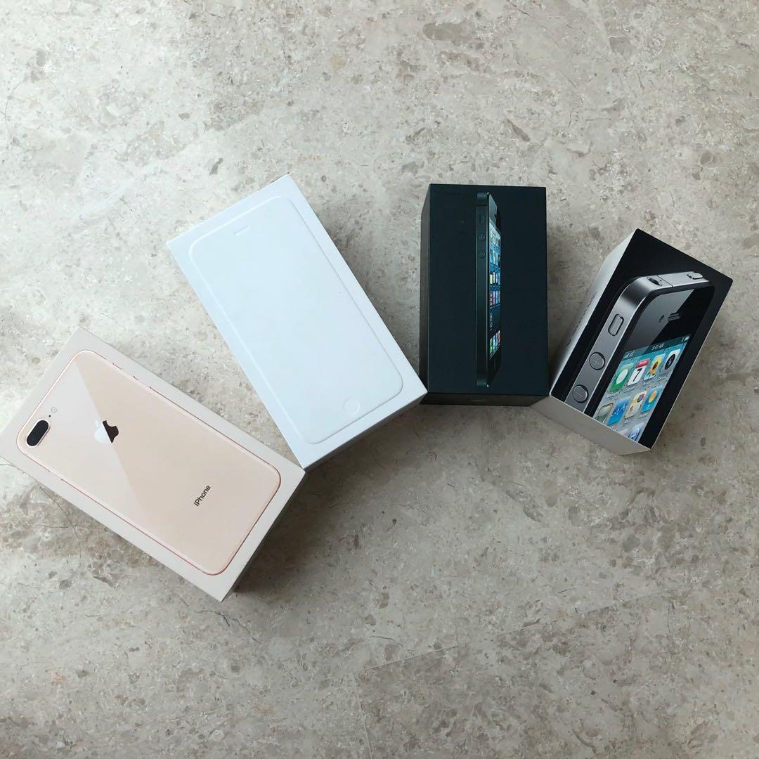 Empty boxes collectibles of iPhones, Mobile Phones & Gadgets, Mobile ...