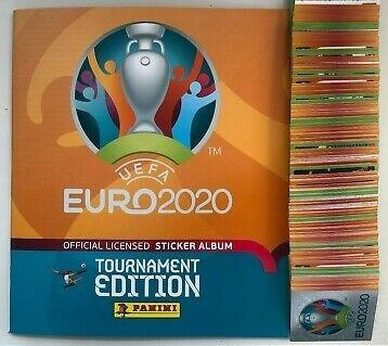 Euro 2020 sticker album + full set of stickers, Hobbies & Toys ...