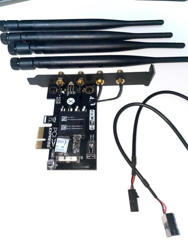 Hackintosh PCIe Wifi Bluetooth Adapter with original Apple iMac Wifi ...