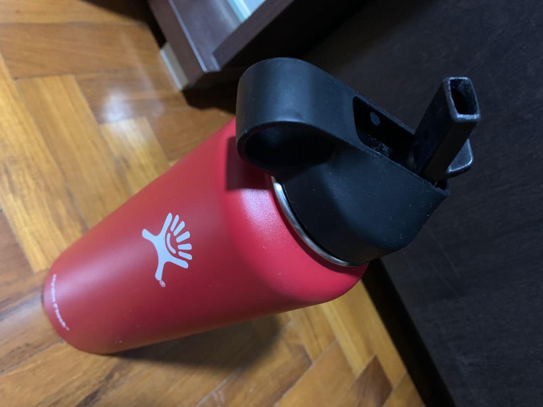 Hydro Flask Red (40 oz) and White (32 oz), Furniture & Home Living ...