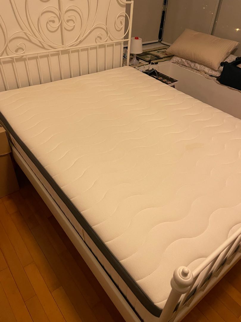 IKEA Queen Mattress Fillan, Furniture & Home Living, Furniture, Bed Frames & Mattresses on Carousell