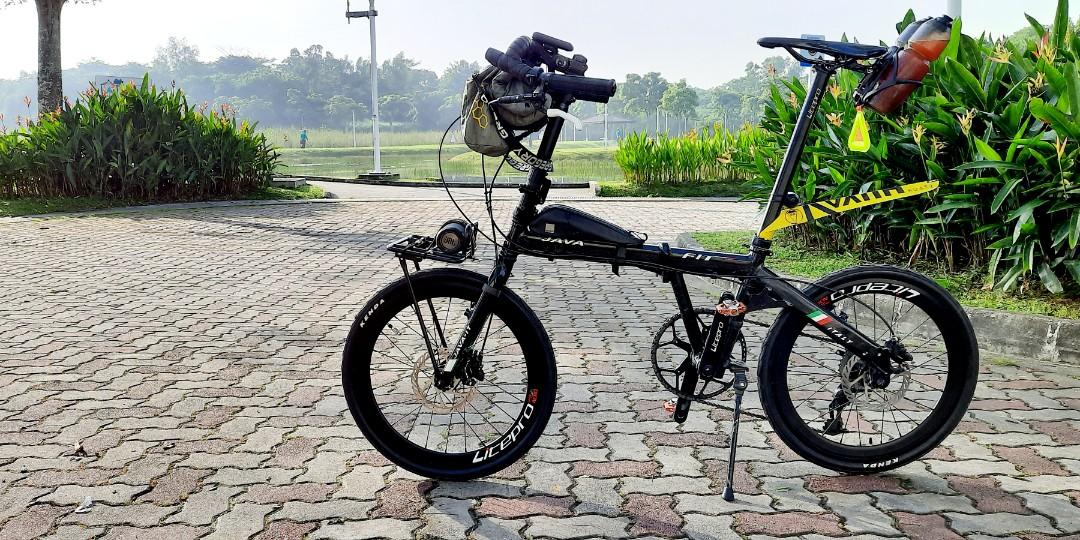 Java Fit Folding Bike 22 Inch Wheel, Sports Equipment, Bicycles & Parts ...