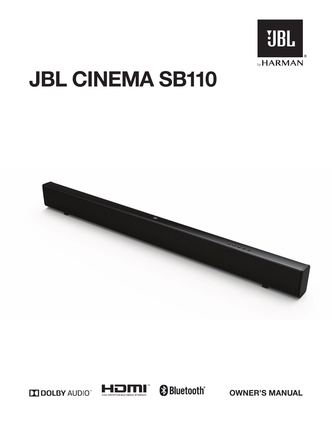 Jbl SB110 cinema sound bar, Audio, Soundbars, Speakers & Amplifiers on ...