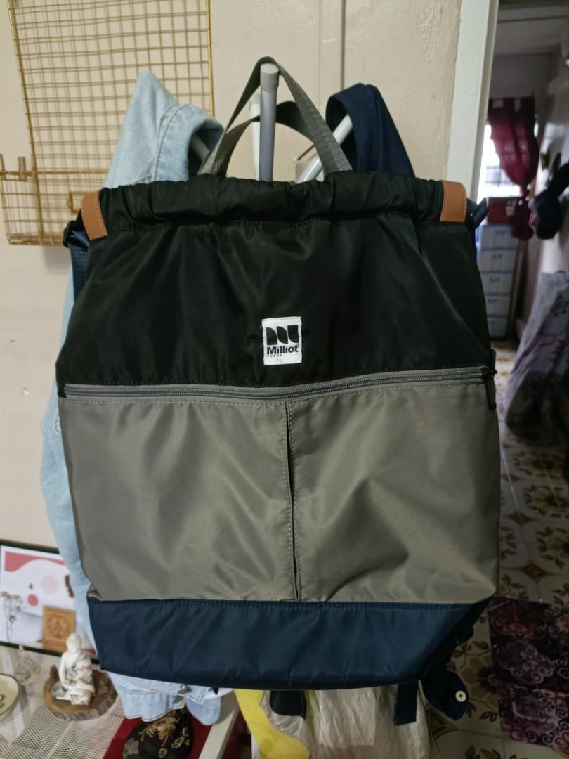 100% Original Milliot & Co. Kaleb Backpack, Men's Fashion, Bags ...