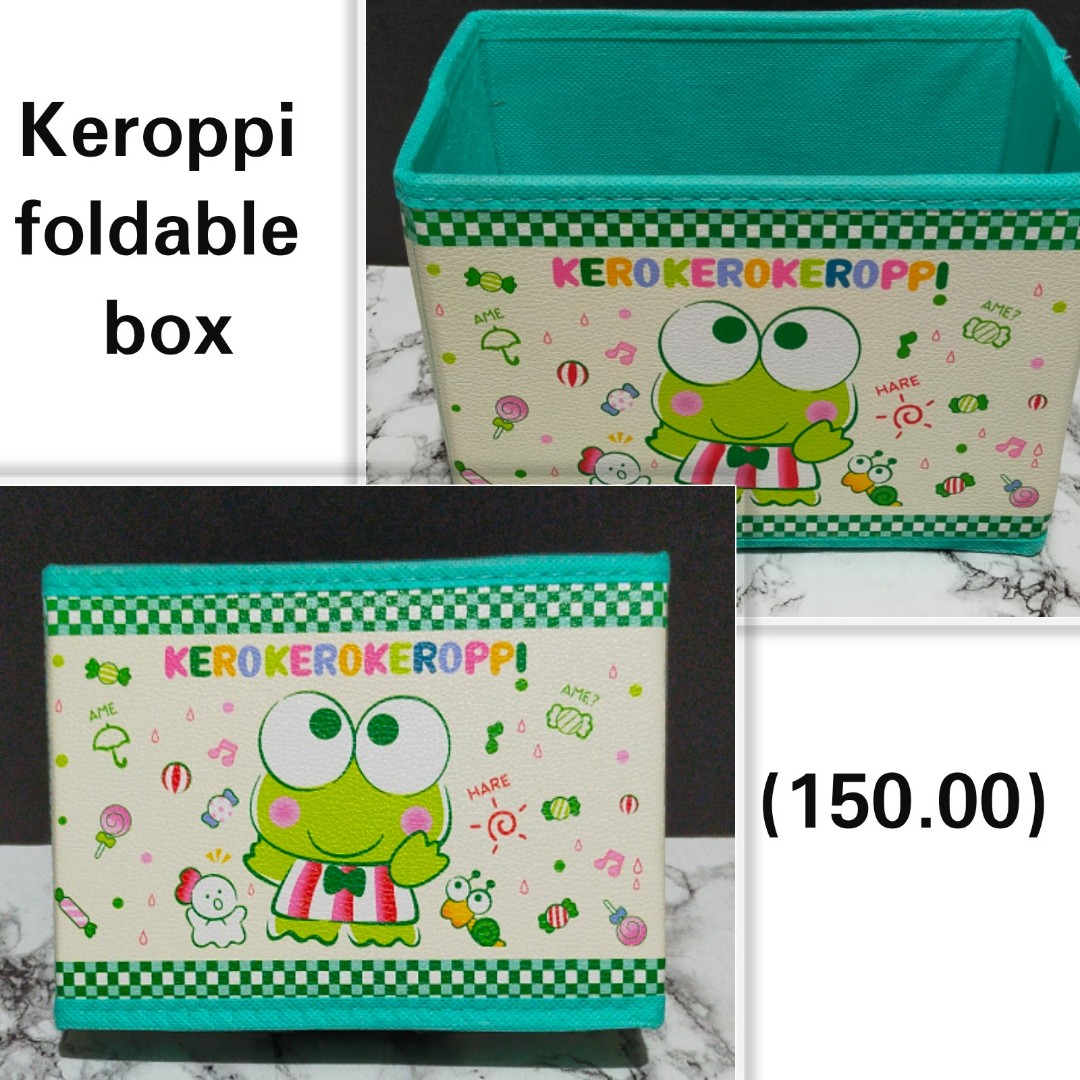 Keroppi Foldable Box, Hobbies & Toys, Stationary & Craft, Stationery ...