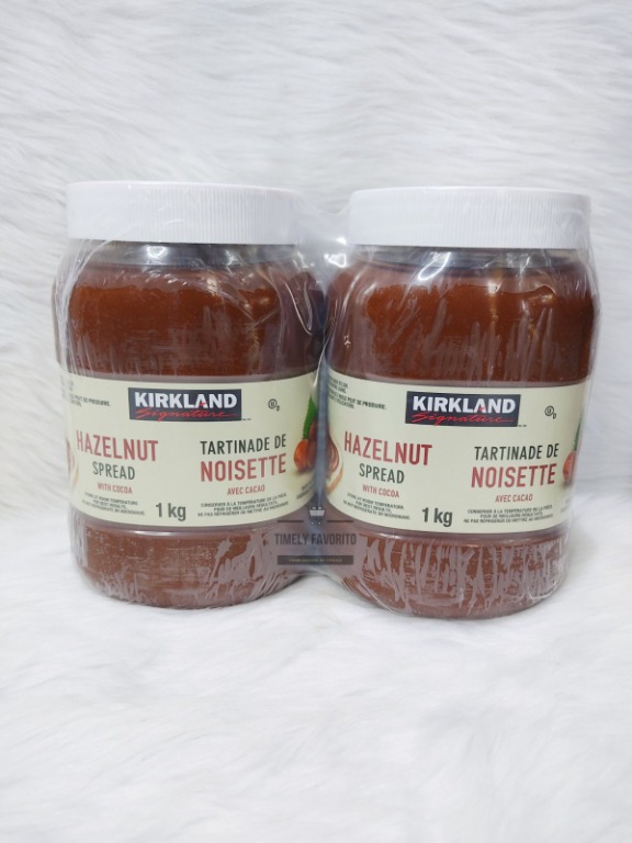 Kirkland Signature Hazelnut Spread with Cocoa 1 kg, 2-count, Food ...