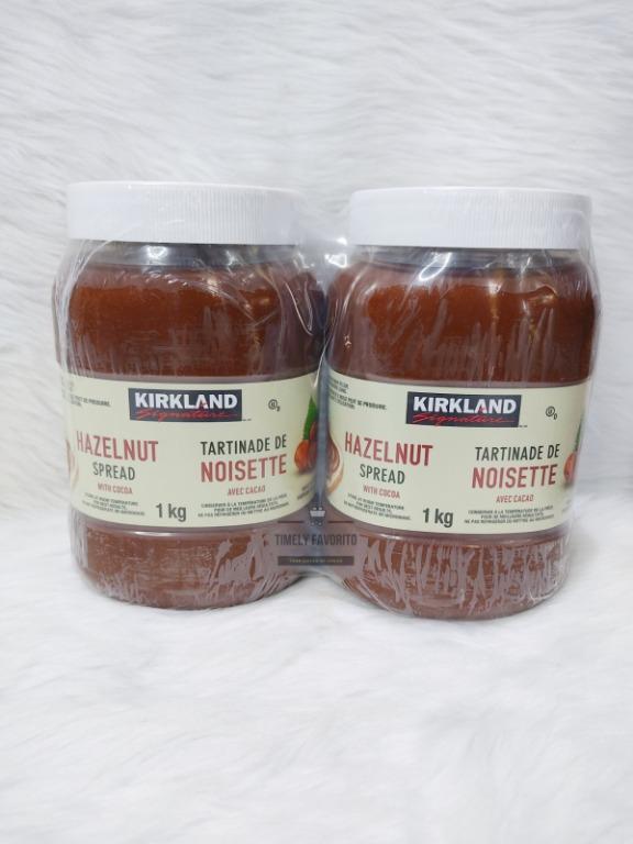 Kirkland Signature Hazelnut Spread with Cocoa 1 kg, 2-count, Food ...