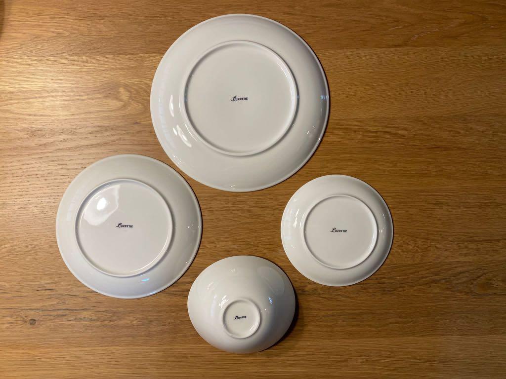 Landex Luzerne Eco 32 piece Plate and Bowl Set, Furniture & Home Living ...