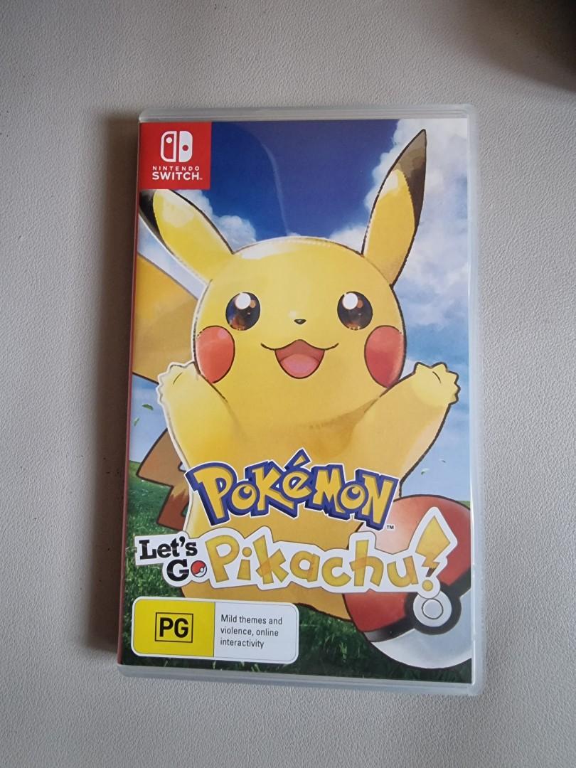 Let's Go Pikachu Switch Game Pokemon, Video Gaming, Video Games ...