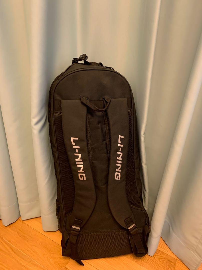 Li Ning badminton bag, Sports Equipment, Sports & Games, Racket & Ball ...