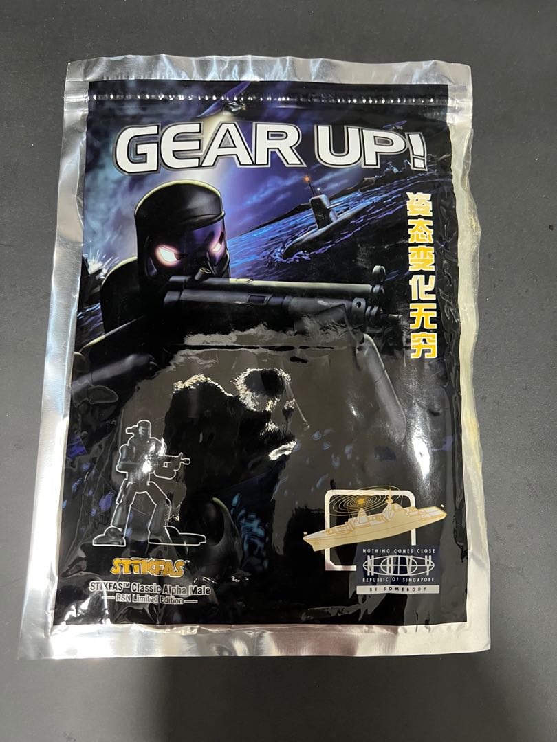 Limited Edition SG Navy Stickfas, Hobbies & Toys, Toys & Games on Carousell