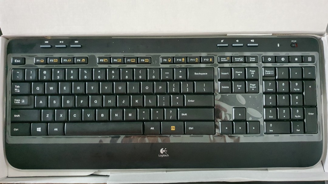 Logitech Wireless Keyboard Mk520 Computers And Tech Parts And Accessories Computer Keyboard On