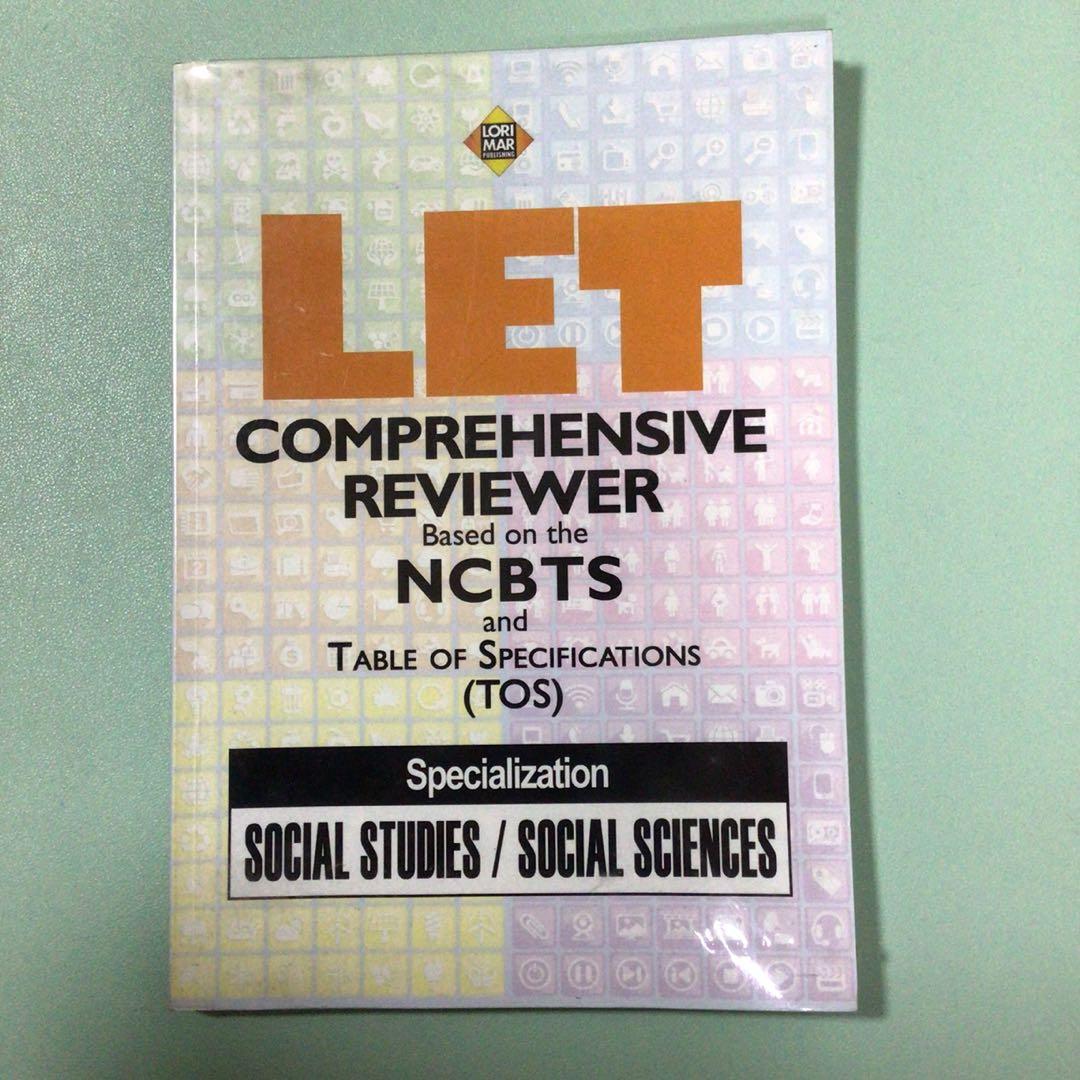 LORIMAR LET Comprehensive Reviewer for Social Science Major, Hobbies ...