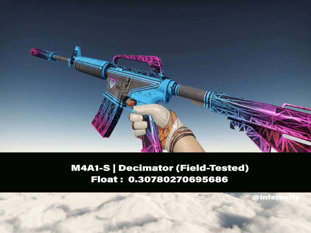 M4A1-S Decimator FT CSGO SKINS KNIVES, Video Gaming, Gaming Accessories ...