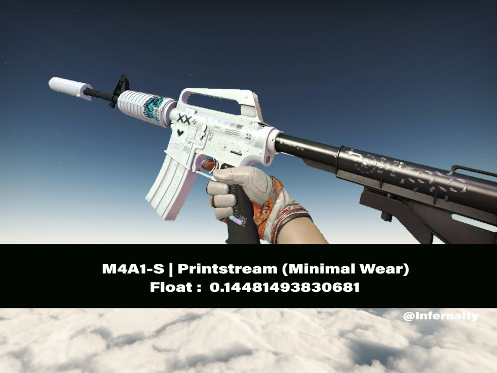 M4A1-S Printstream MW CSGO SKINS KNIVES, Video Gaming, Gaming ...