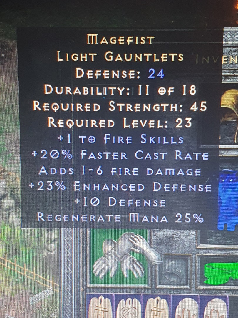 Magefist Light Gauntlets Diablo 2 Resurrected D2R (PC/PS4/PS5/Switch ...