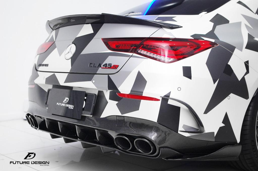 Mercedes Benz Merc CLA Class CLA45 CLA45S AMG C118 W118 Carbon Fiber ...