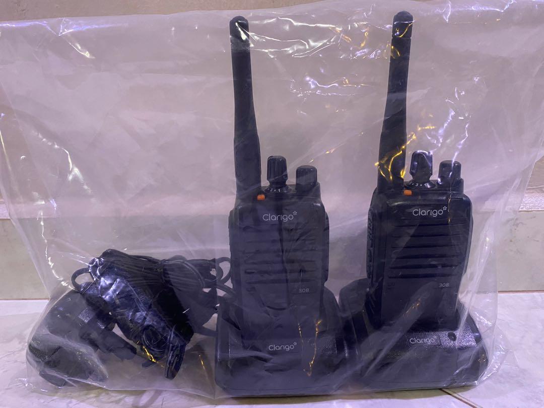 Motorola Clarigo Portable Two Way Radio Walkie Talkie 308 (License Free ...