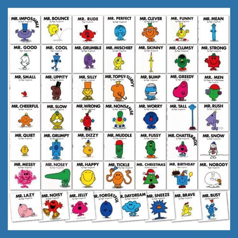 Mr. Men The Complete Collection Box Set by Roger Hargreaves [50 books ...