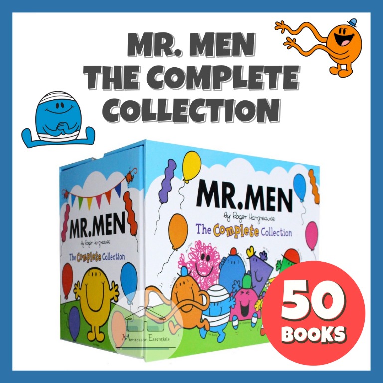 Mr. Men The Complete Collection Box Set by Roger Hargreaves [50 books ...