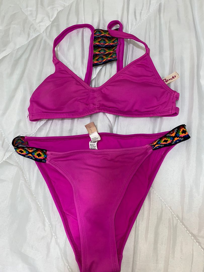 Neon pink bikini set, Women's Fashion, Swimwear, Bikinis & Swimsuits on ...