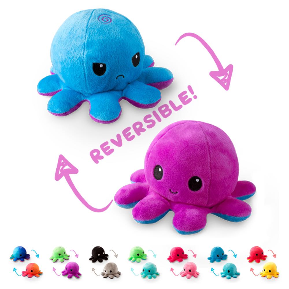 Octopus plush fidget flip, Hobbies & Toys, Toys & Games on Carousell