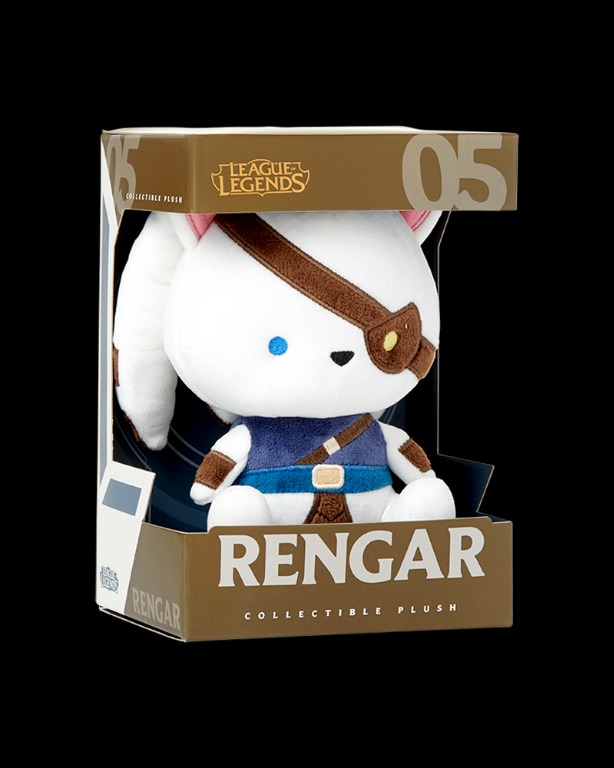 [OFFICIAL RIOT MERCH] Rengar Collectible Plush, Hobbies & Toys ...