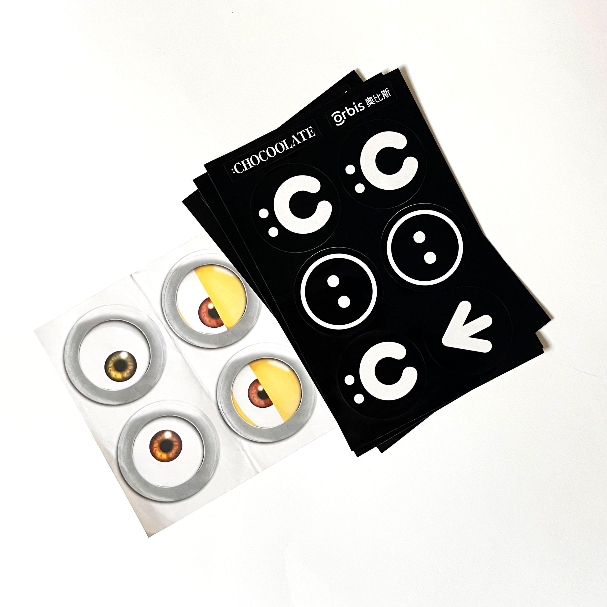 ORBIS MOONWALKERS Sticker (Set of 4), 興趣及遊戲, 手作＆自家設計, 文具 - Carousell