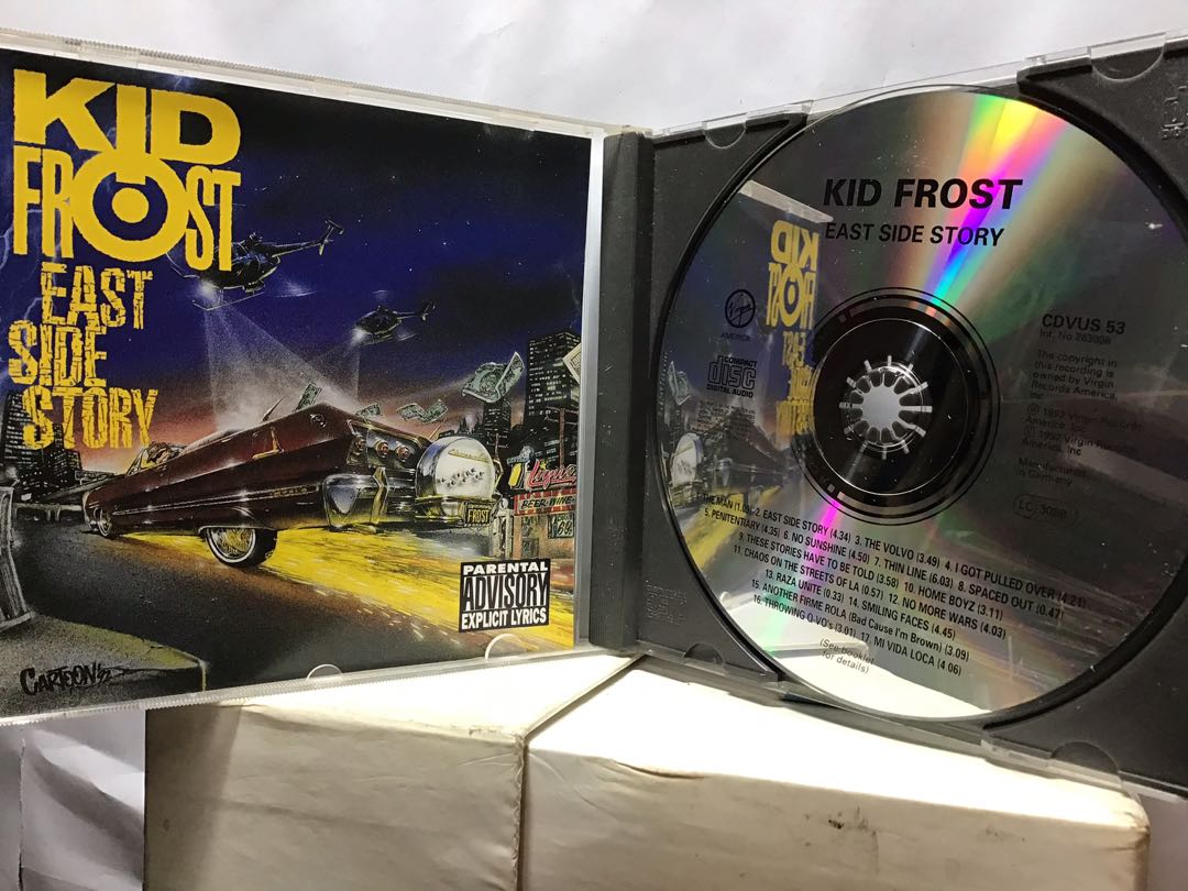 ORIGINAL 1992 PRESS Kid Frost - East Side Story OOP EU CD Anubis ...